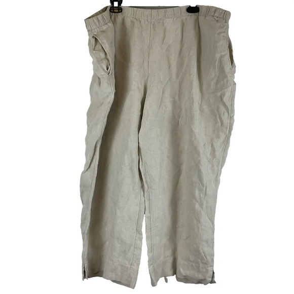 J. Jill | Pants & Jumpsuits | Jjill Linen Crops | Poshmark